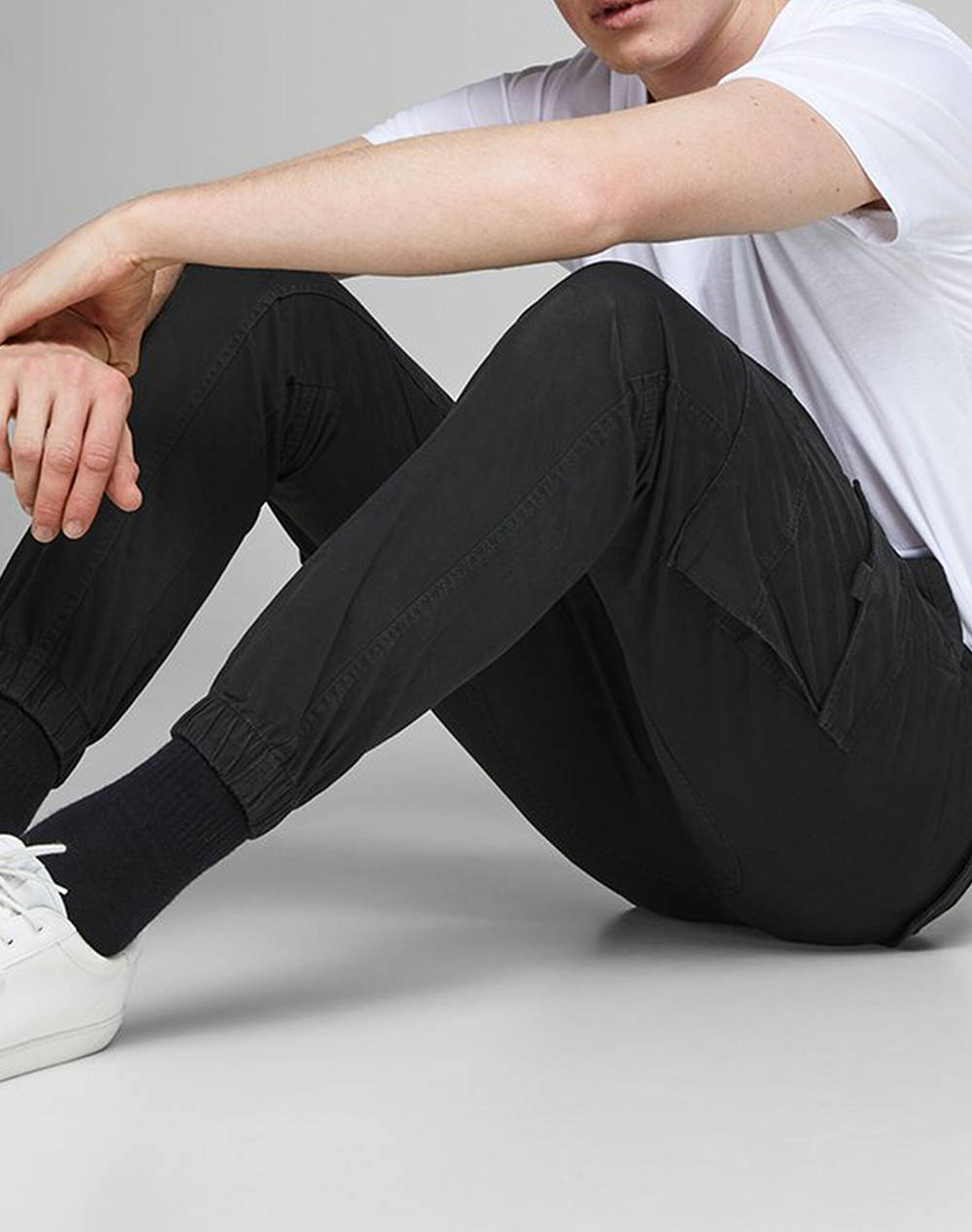JACK&JONES ΠΑΝΤΕΛΟΝΙ JJIPAUL JJFLAKE AKM 542 BLACK NOOS - Black ...