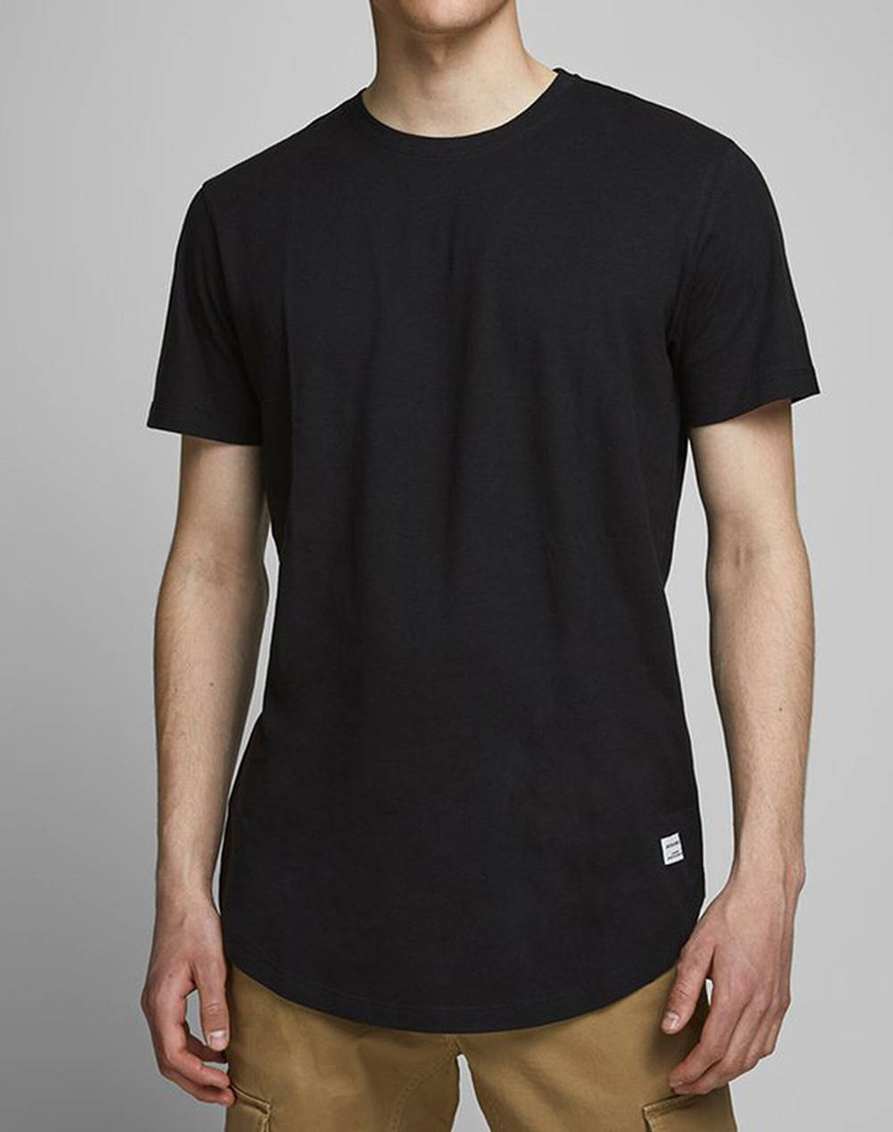 JACK&JONES ΜΠΛΟΥΖΑ JJENOA TEE SS CREW NECK NOOS - Black | Politikos-shop.gr
