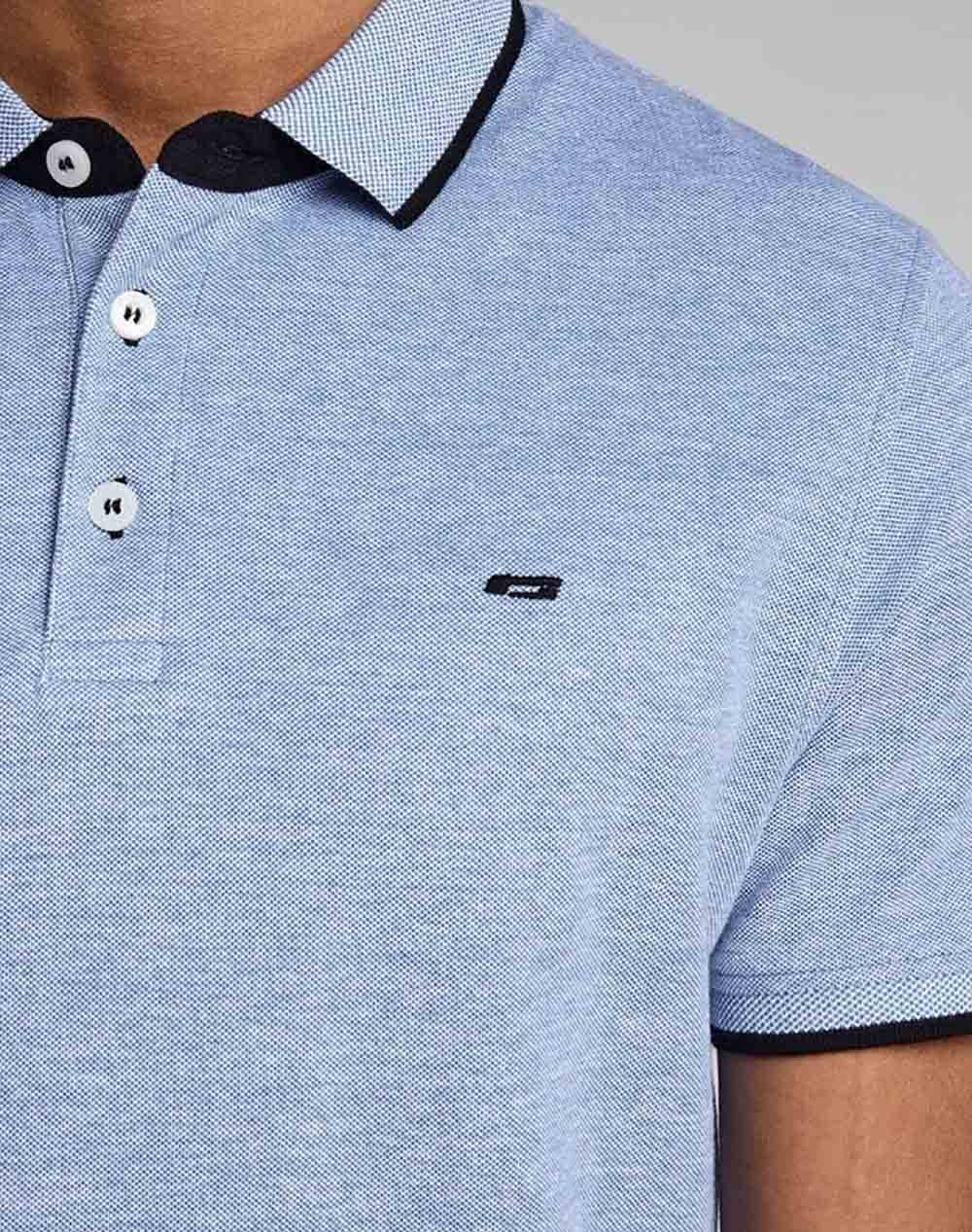 JACK&JONES ΜΠΛΟΥΖΑ ΑΝΤΡΙΚΗ JJEPAULOS POLO SS NOOS - SkyBlue | Politikos ...