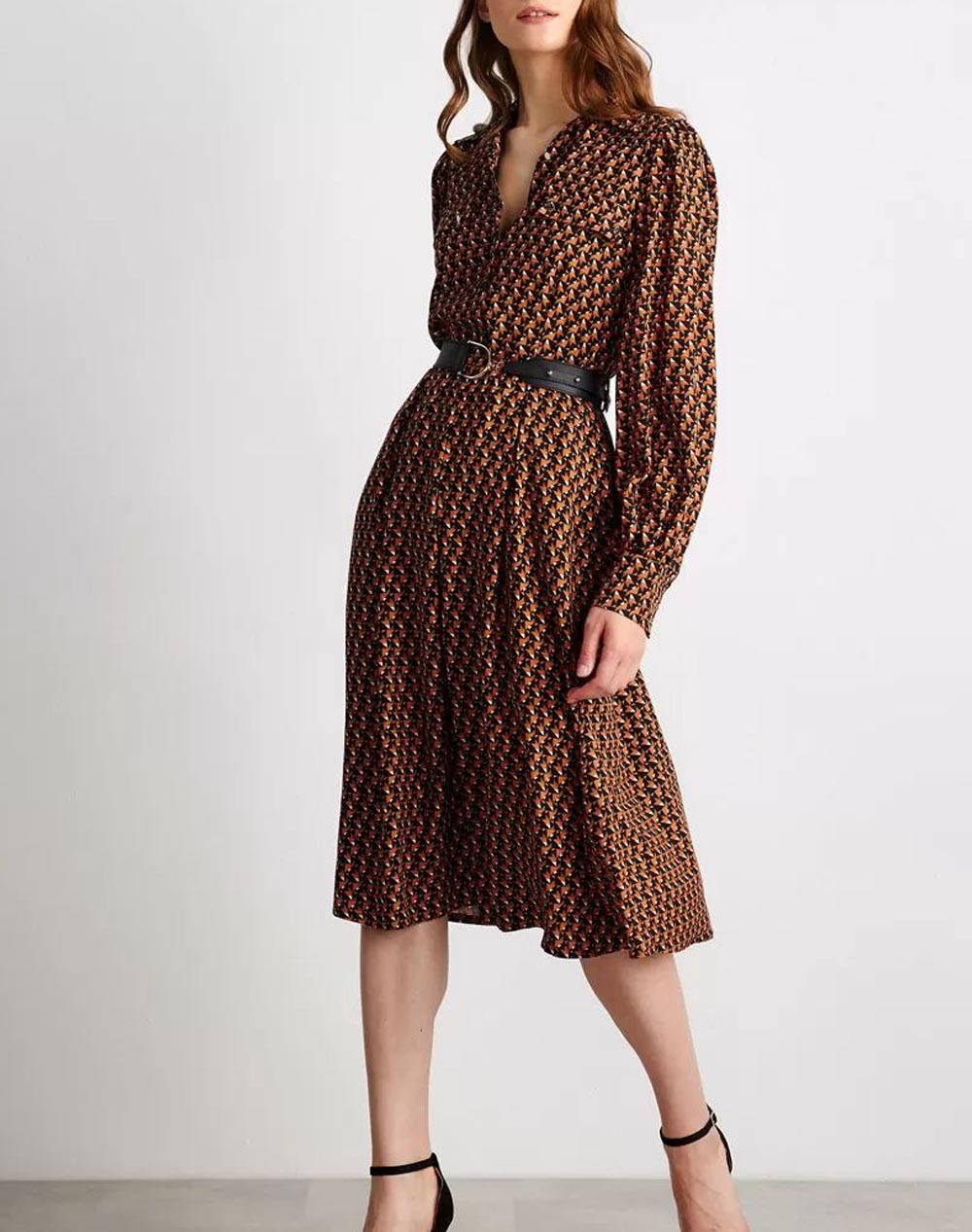 FOREL - Γυναικεία Φορέματα χρώματος ΠΟΡΤΟΚΑΛΙ | Outfit.gr