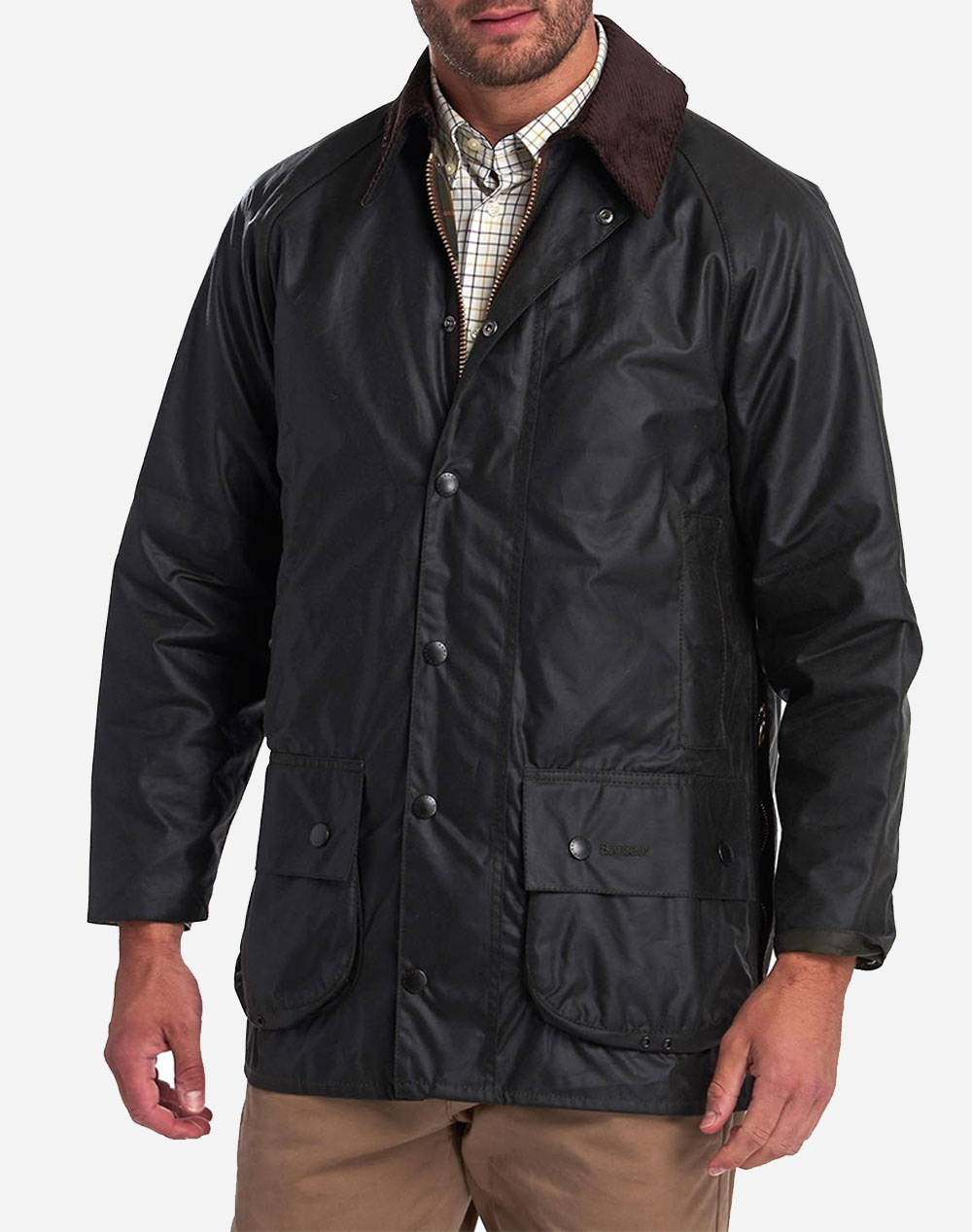 BARBOUR ΜΠΟΥΦΑΝ Beaufort Wax Jacket MWX0017-BRSG91 DarkSlateGrey | Pol ...