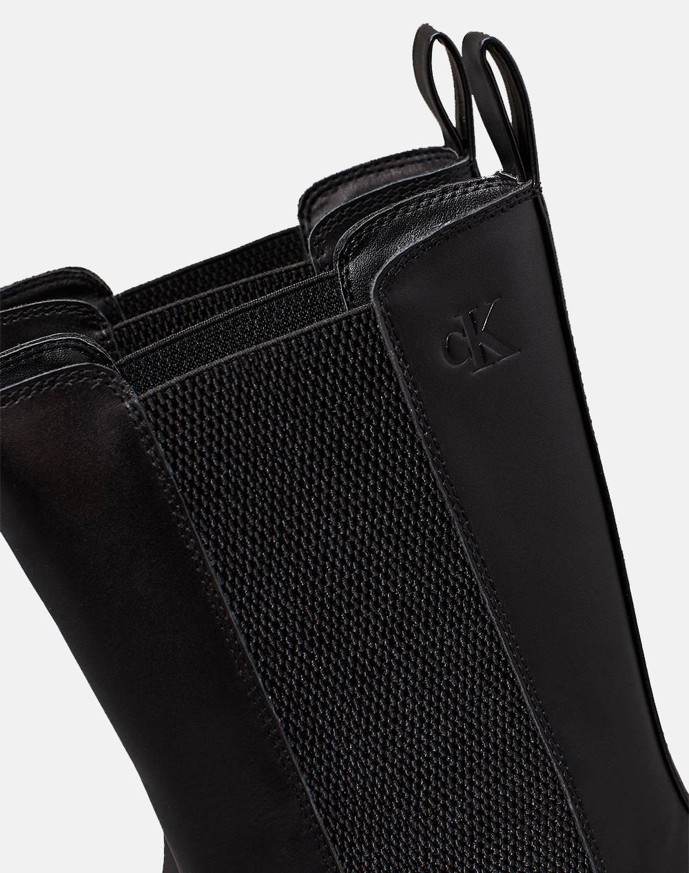 CALVIN KLEIN FLATFORM CHELSEA BOOT MG LTH - Black | Politikos-shop.gr