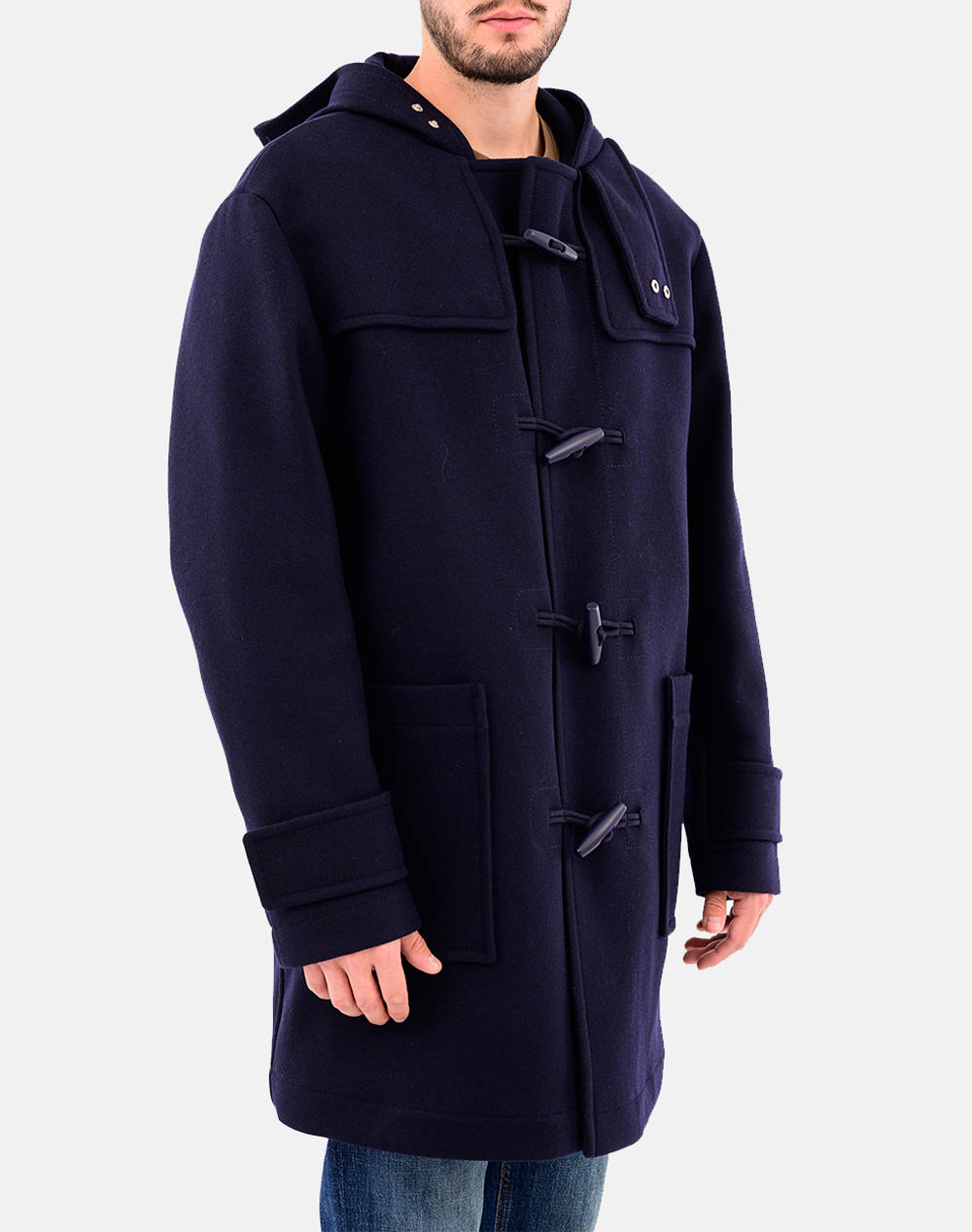 Boss casil mixed media duffle coat store