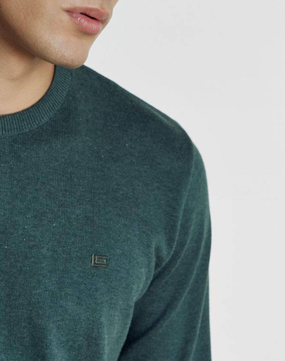 GUY LAROCHE 2229210 ΜΟΝΟΧΡΩΜΟ ΚΟΛΛΕΓΙΟΥ ΜΕΛΑΝΖ - Green | Politikos-shop.gr