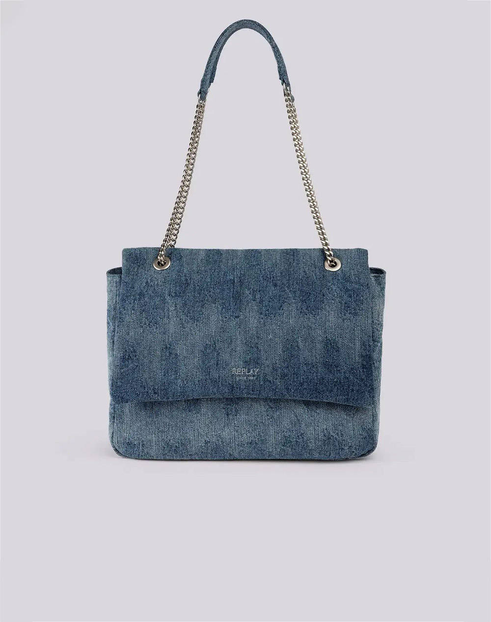 REPLAY ΤΣΑΝΤΑ (Διαστάσεις: 36 x 30 x 13εκ.) - DenimBlue | Politikos-shop.gr