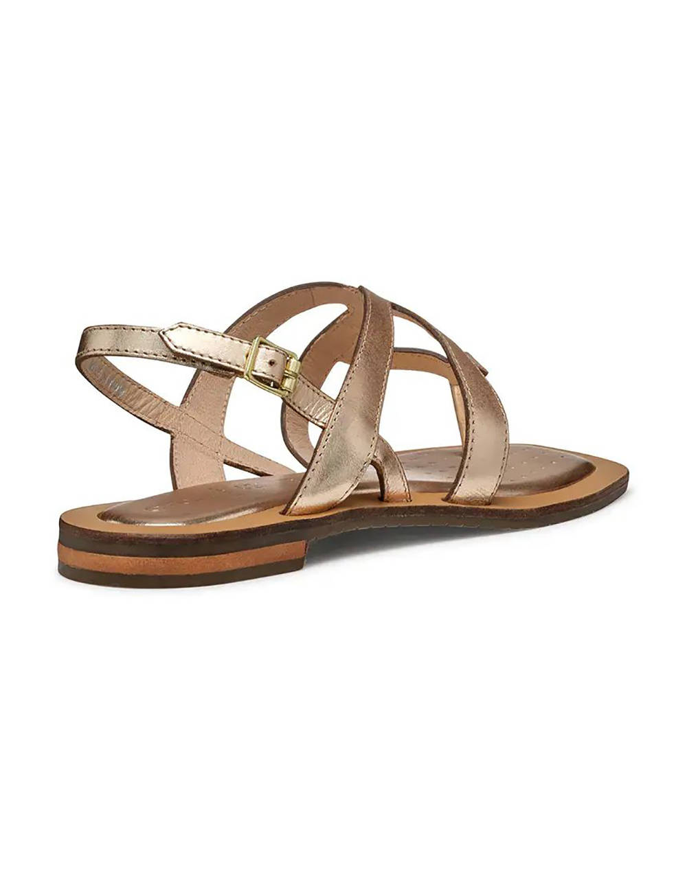 GEOX D SOZY QC C - METAL.BUFFALO - Gold | Politikos-shop.gr