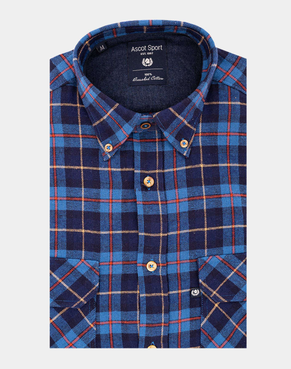 ASCOTT ΠΟΥΚΑΜΙΣΟ - NavyBlue | Politikos-shop.gr