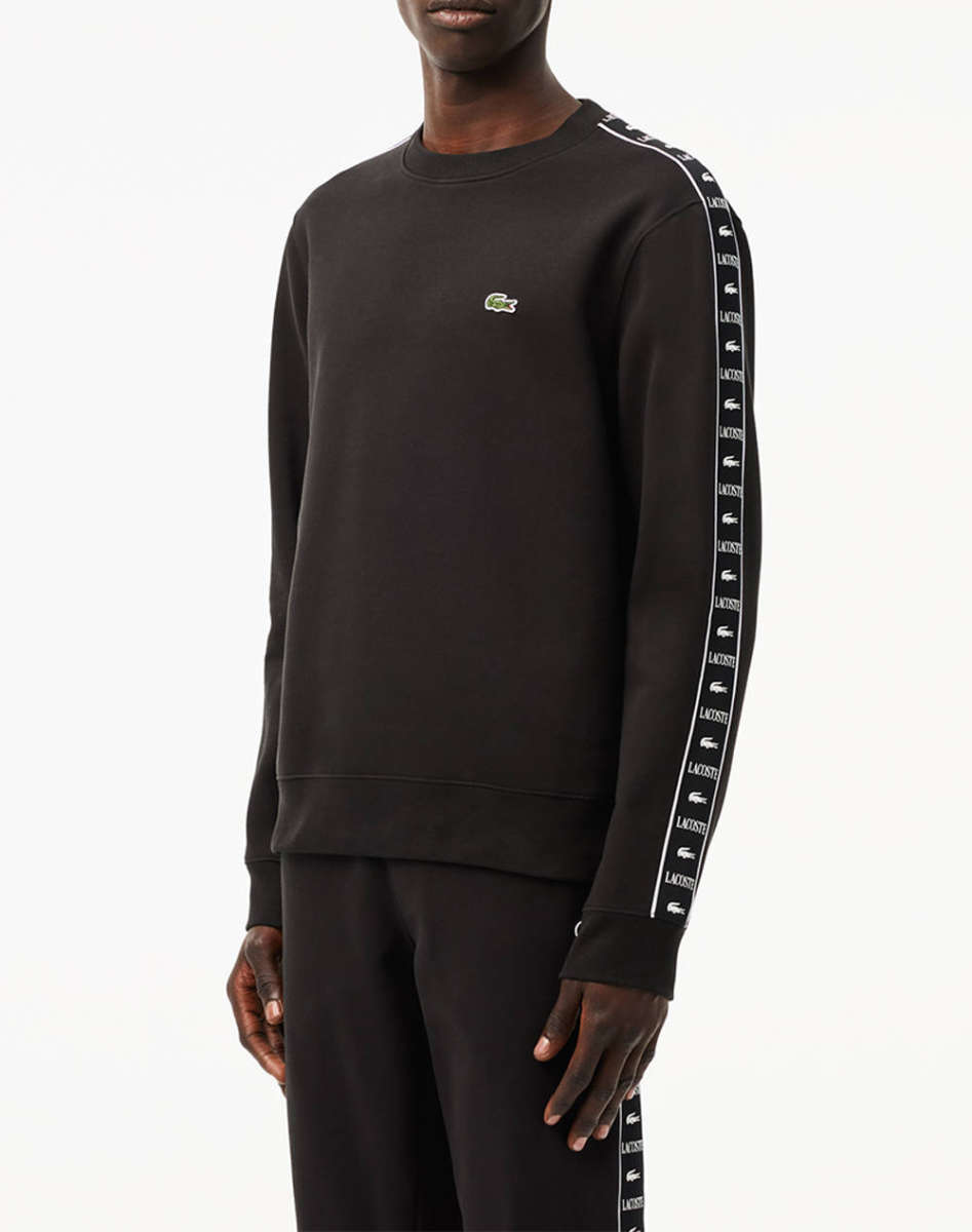 LACOSTE ΦΟΥΤΕΡ ΜΜ SWEATSHIRT - Black | Politikos-shop.gr